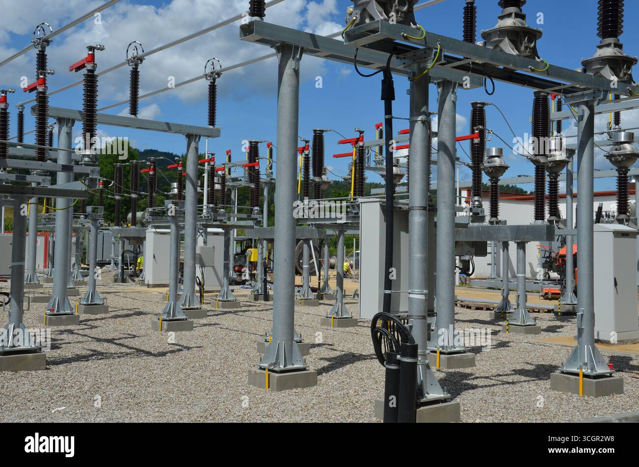 Construction of Traction Substation – Foundations and Catenary Network ...
