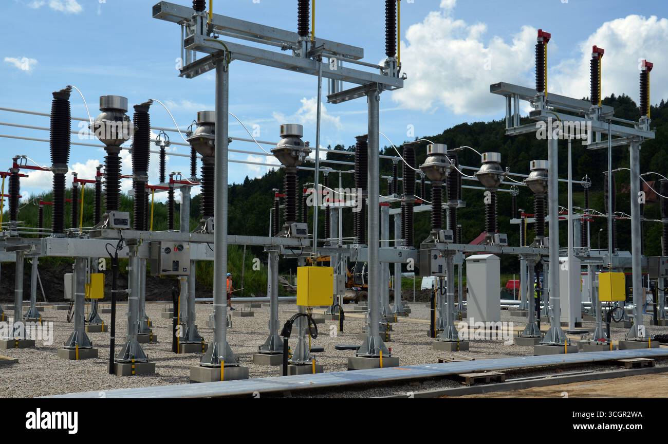 Construction of Traction Substation – Foundations and Catenary Network ...