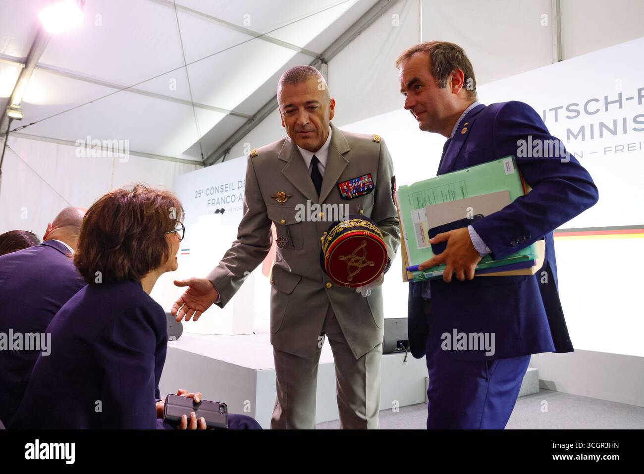 Sebastien Lecornu, French Minister of the Armed Forces, Rachida Dati ...