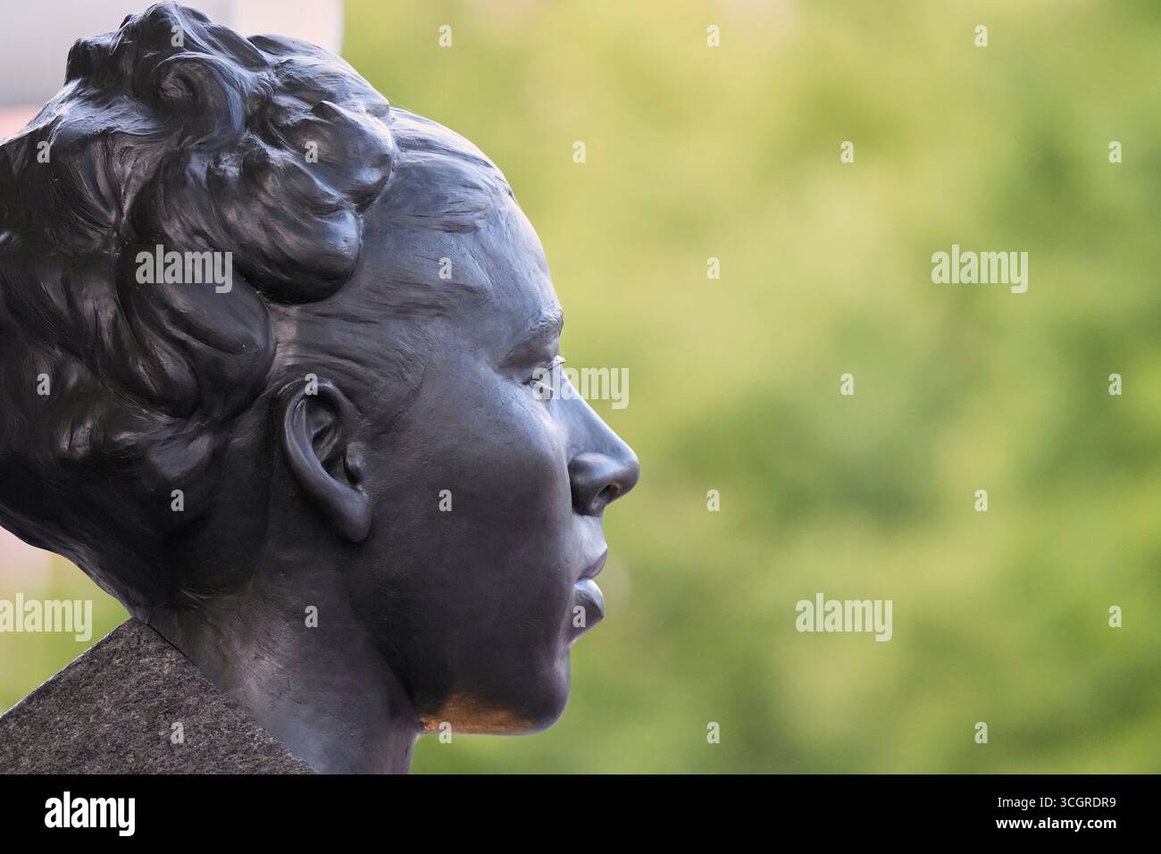 A statue of Althea Gibson sits in front of Arthur Ashe Stadium at the ...