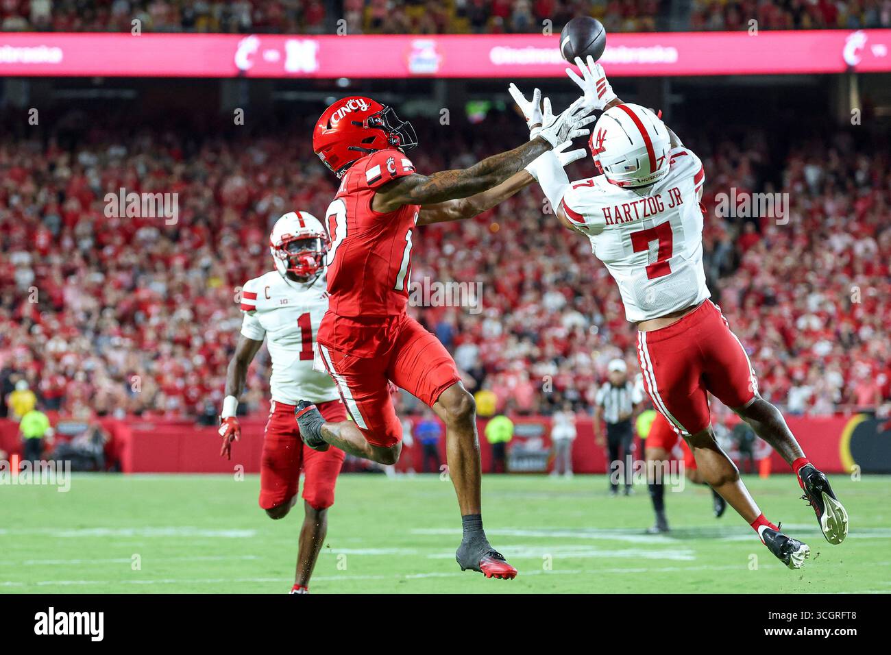 August 28, 2025: Nebraska Cornhuskers defensive back Malcolm Hartzog Jr ...