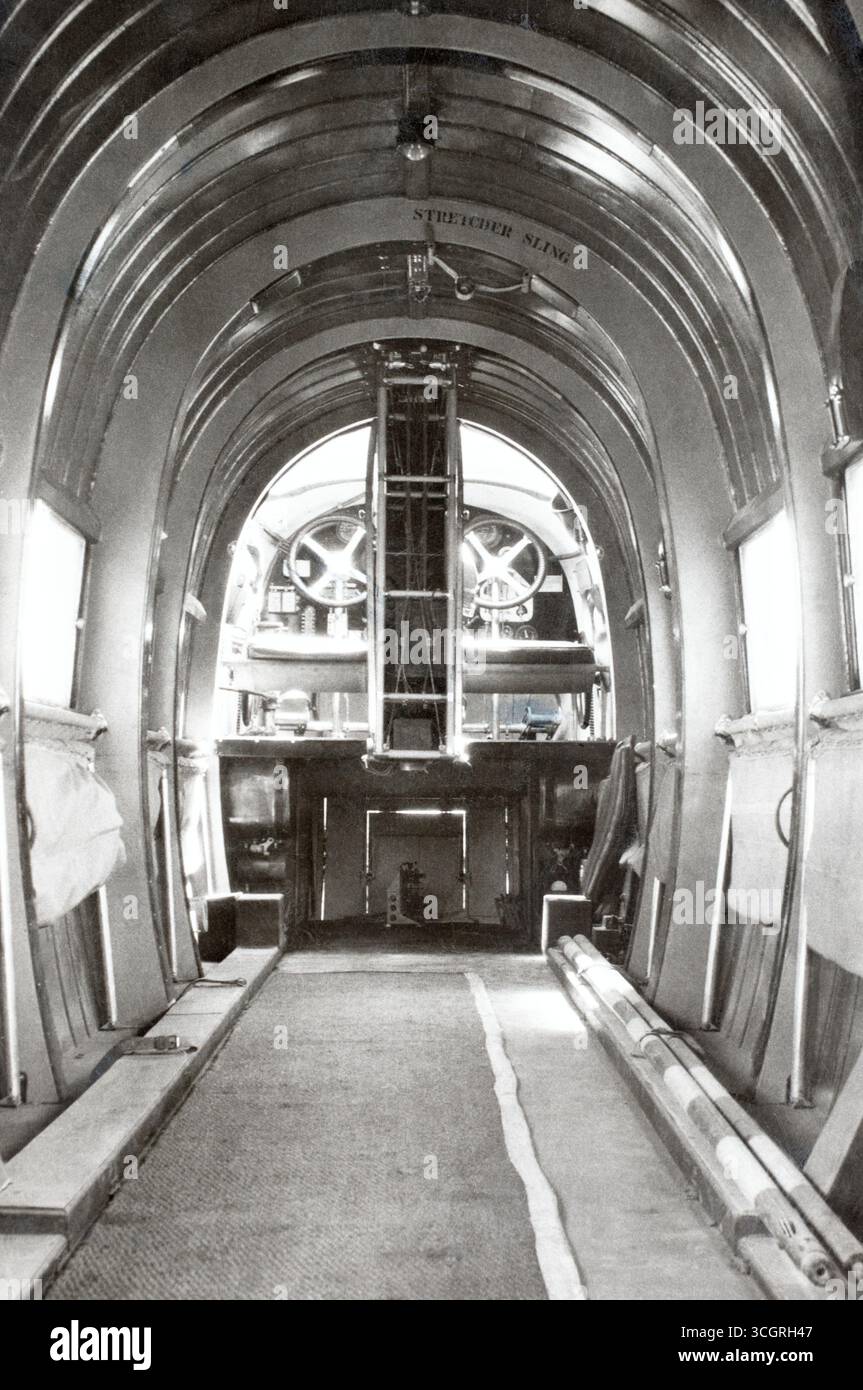 The interior newly issued Vickers Victoria transport aircraft of No. 70 ...