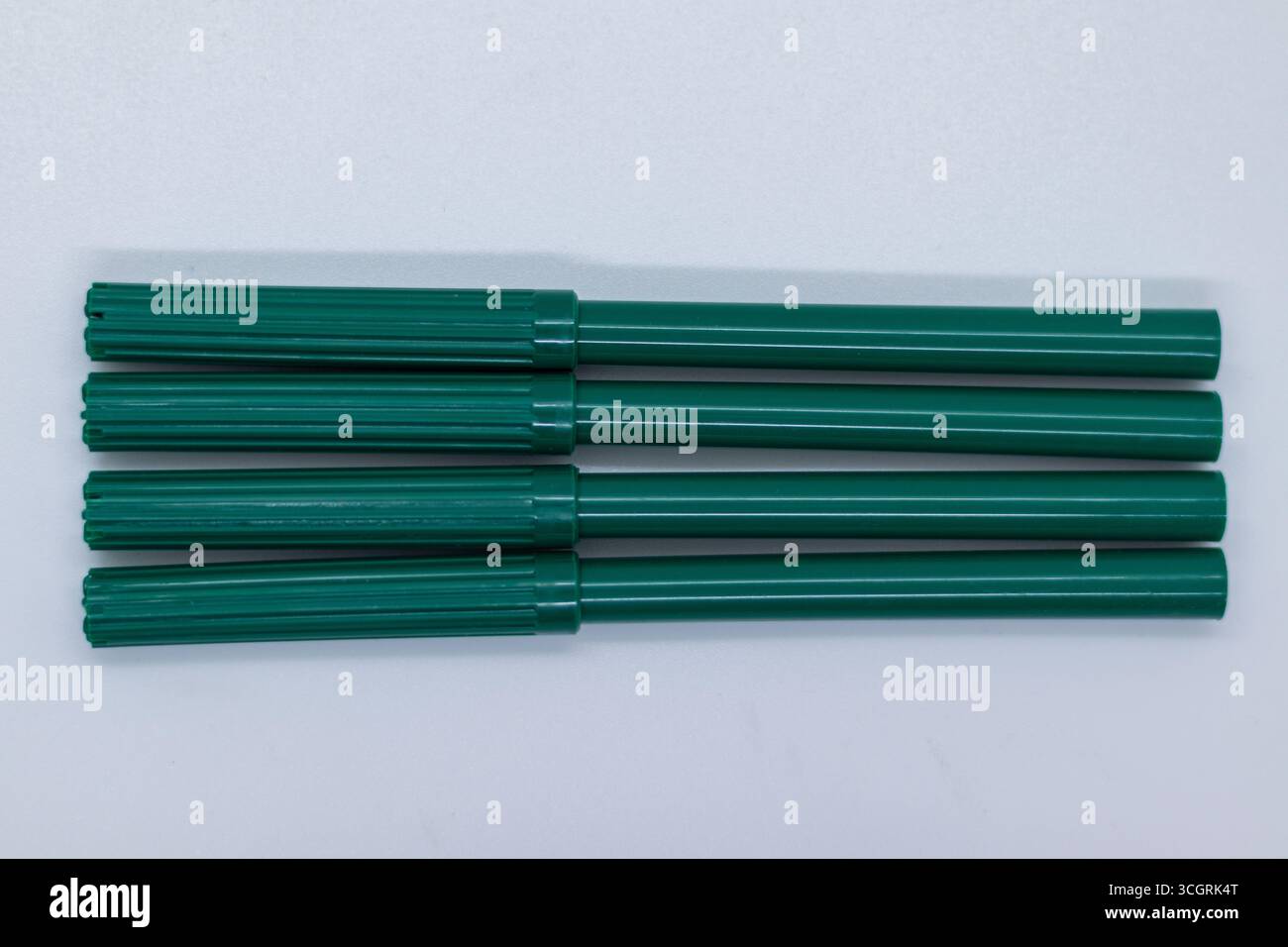 Green color Pen Variety Pack Stock Photo - Alamy