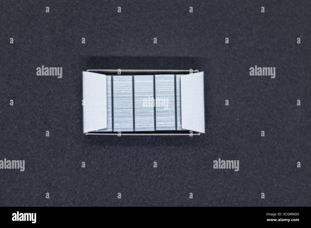 Office stapler pins in hi-res stock photography and images - Alamy