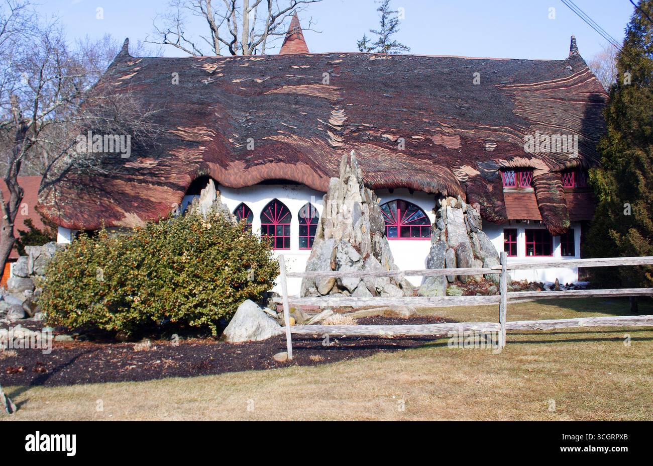 Santarella in Tyringham, Massachusetts, also called the Gingerbread ...