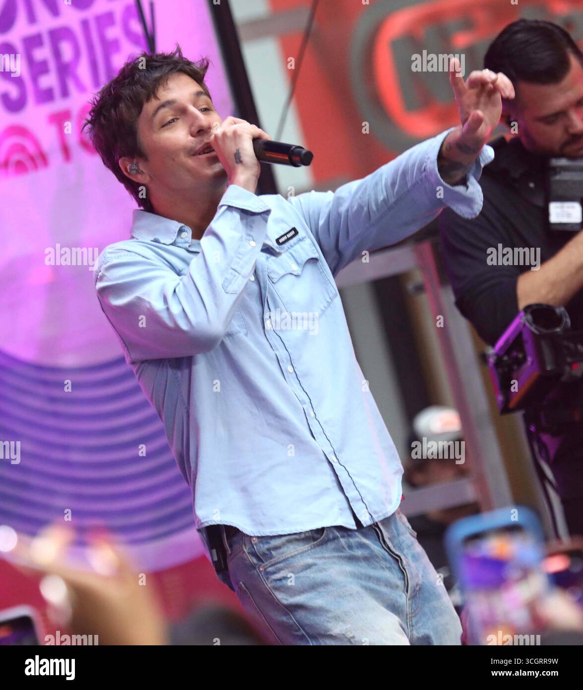 August 29, 2025, New York, New York, USA: Singer/musician ROLE MODEL ...