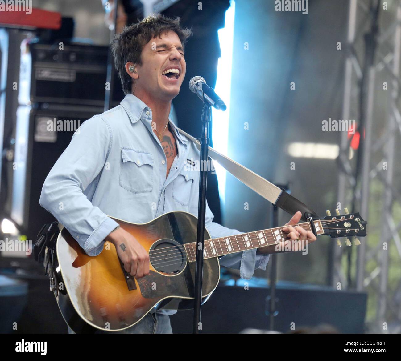 August 29, 2025, New York, New York, USA: Singer/musician ROLE MODEL ...