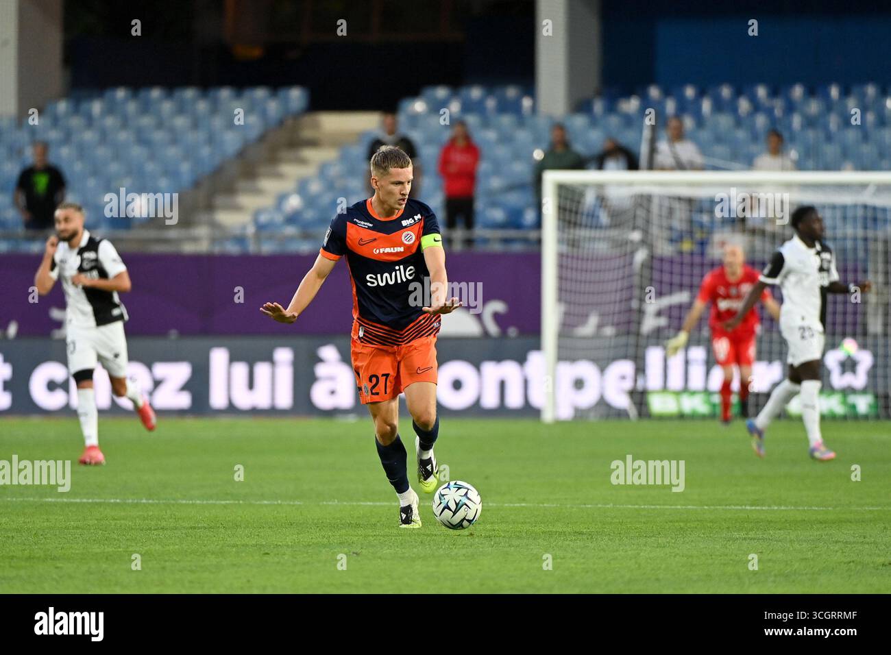 27 Becir OMERAGIC (mhsc) during the Ligue 2 BKT match between Montpellier and Amiens at Stade de ...