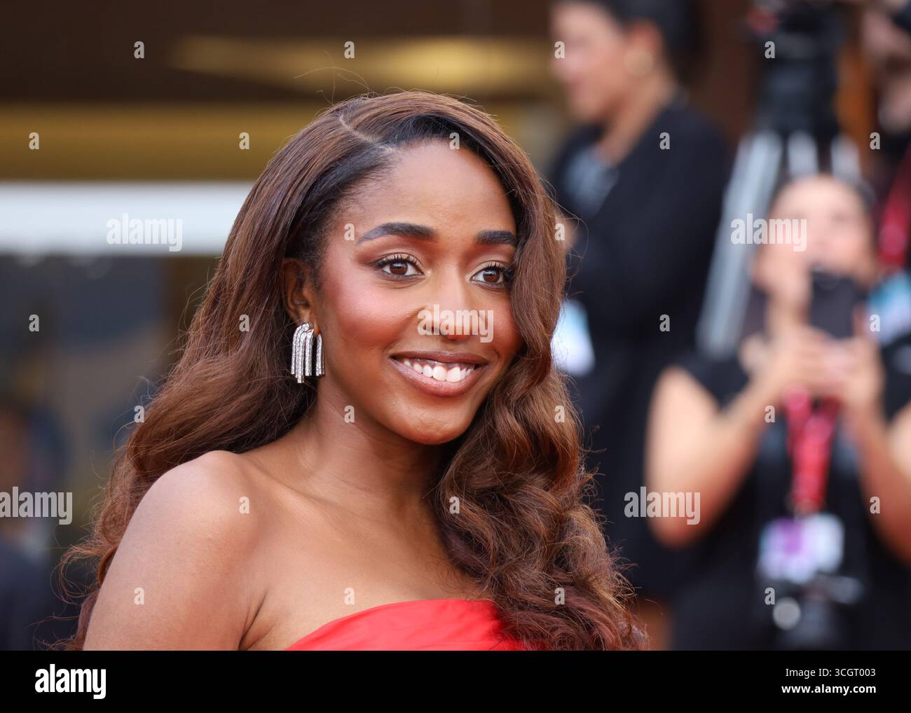Venice, Italy, 29th August, 2025. Ayo Edebiri arriving on the red ...