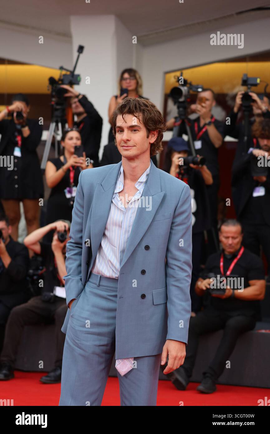 Venice, Italy, 29th August, 2025. Andrew Garfield arriving on the red ...