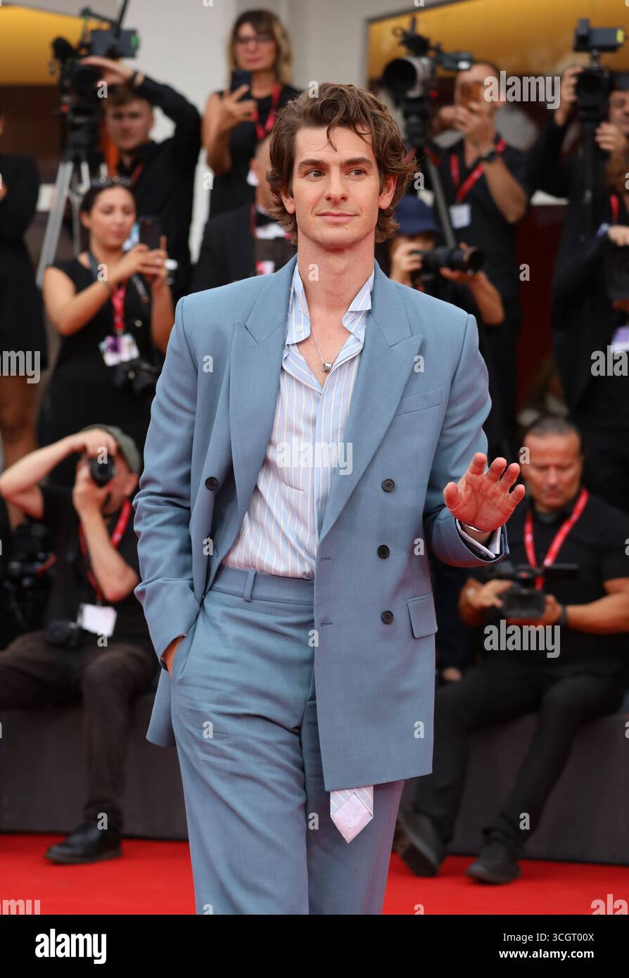 Venice, Italy, 29th August, 2025. Andrew Garfield arriving on the red ...