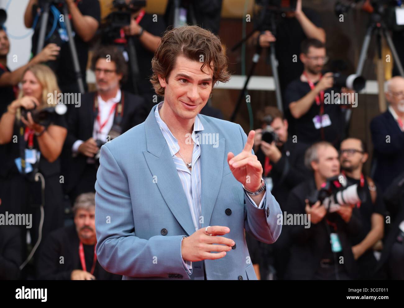 Venice, Italy, 29th August, 2025. Andrew Garfield arriving on the red ...