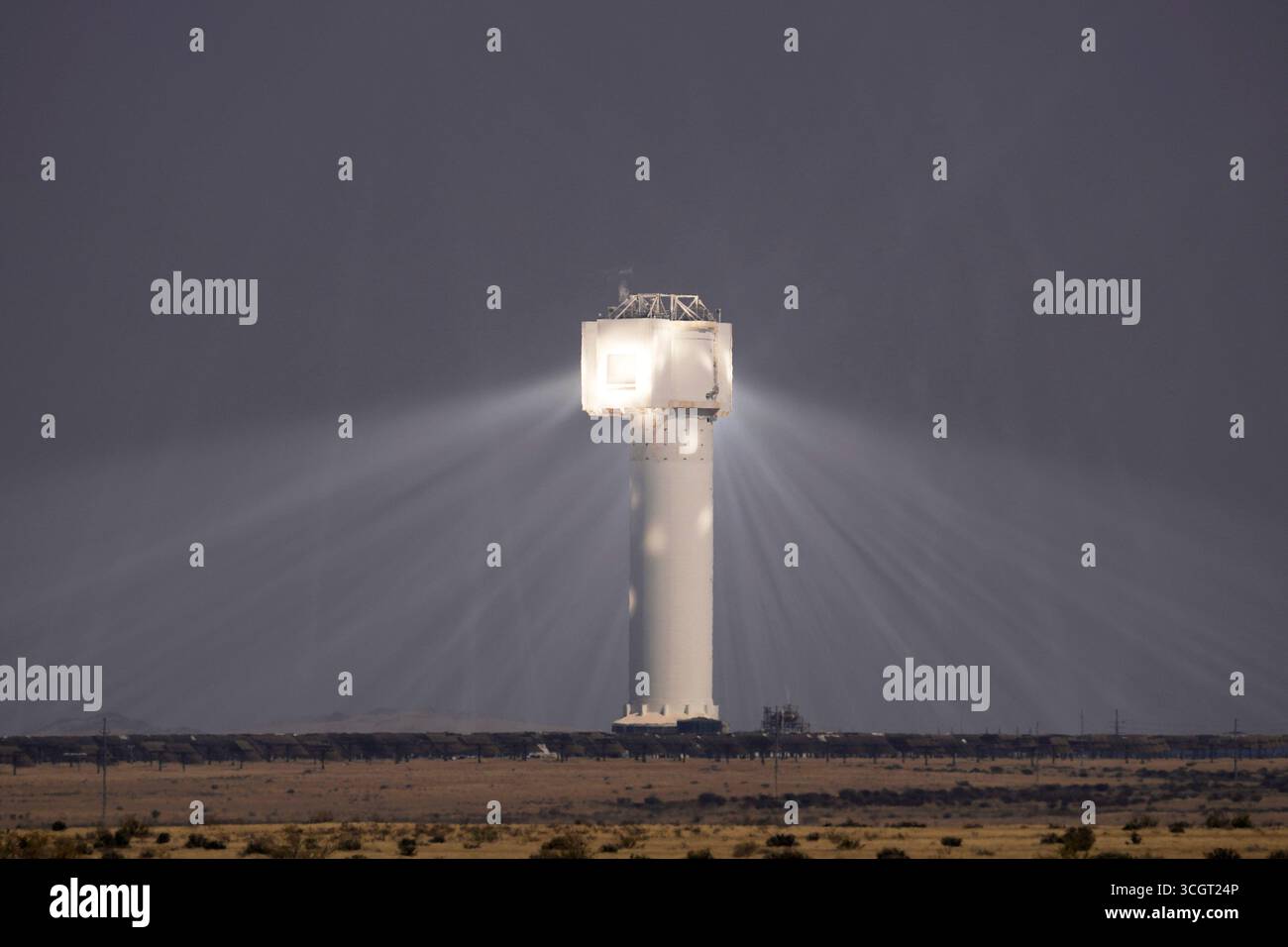 Khi Solar One, a solar thermal plant that converts the sun's light ...