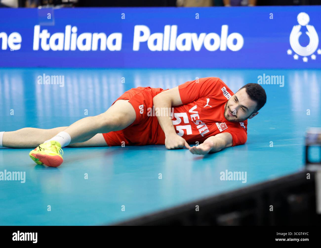 Kirkit Cafer of Turkey during the FIPAV CUP MEN ELITE 2025, volleyball ...