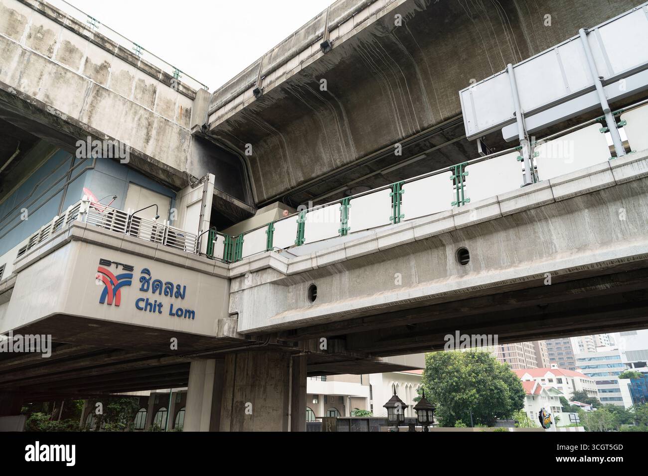 Bangkok, Thailand - October 10, 2024: the Chit Lom BTS station in ...