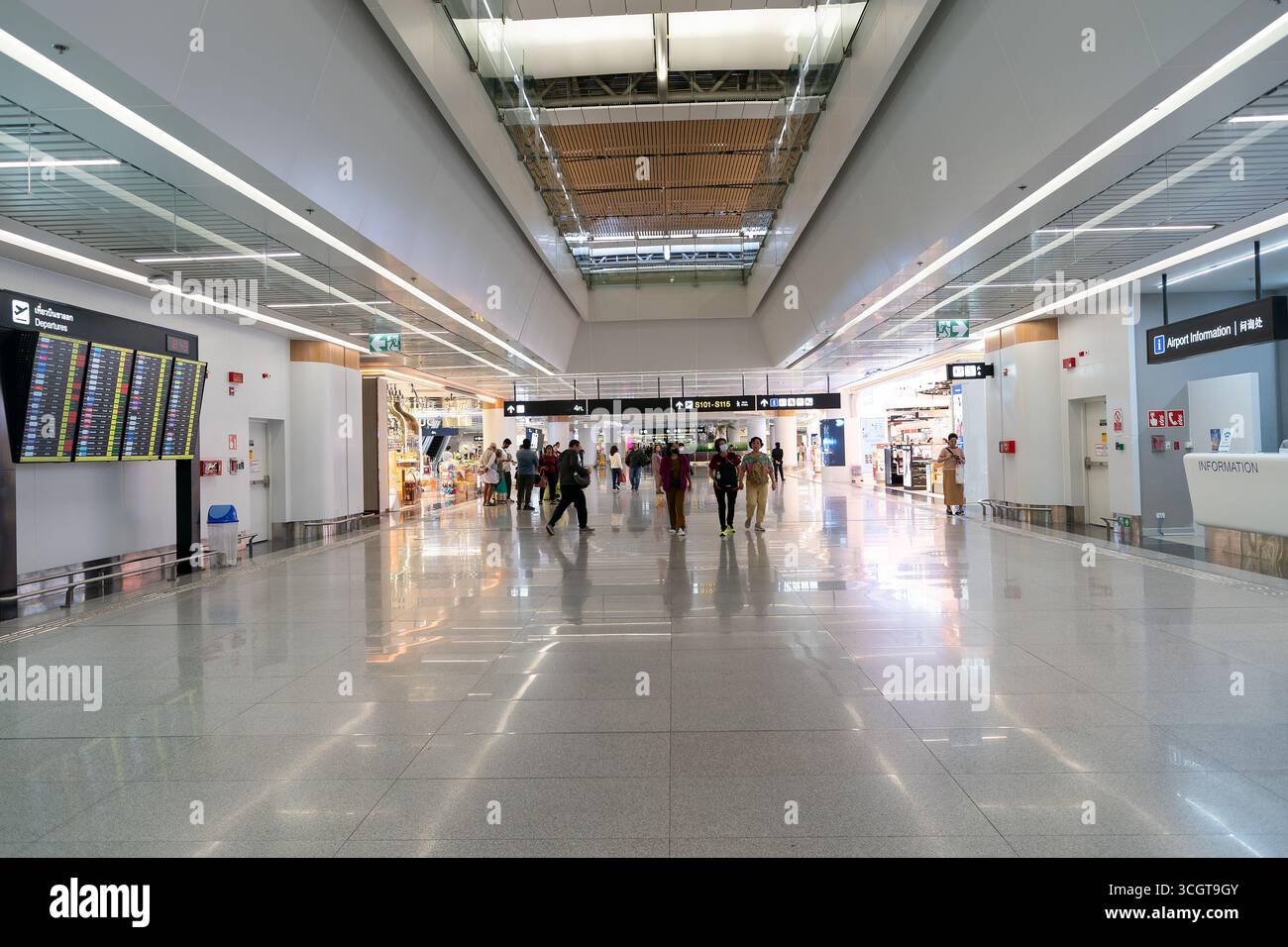 Bangkok, Thailand - October 17, 2024: interior shot of Satellite ...