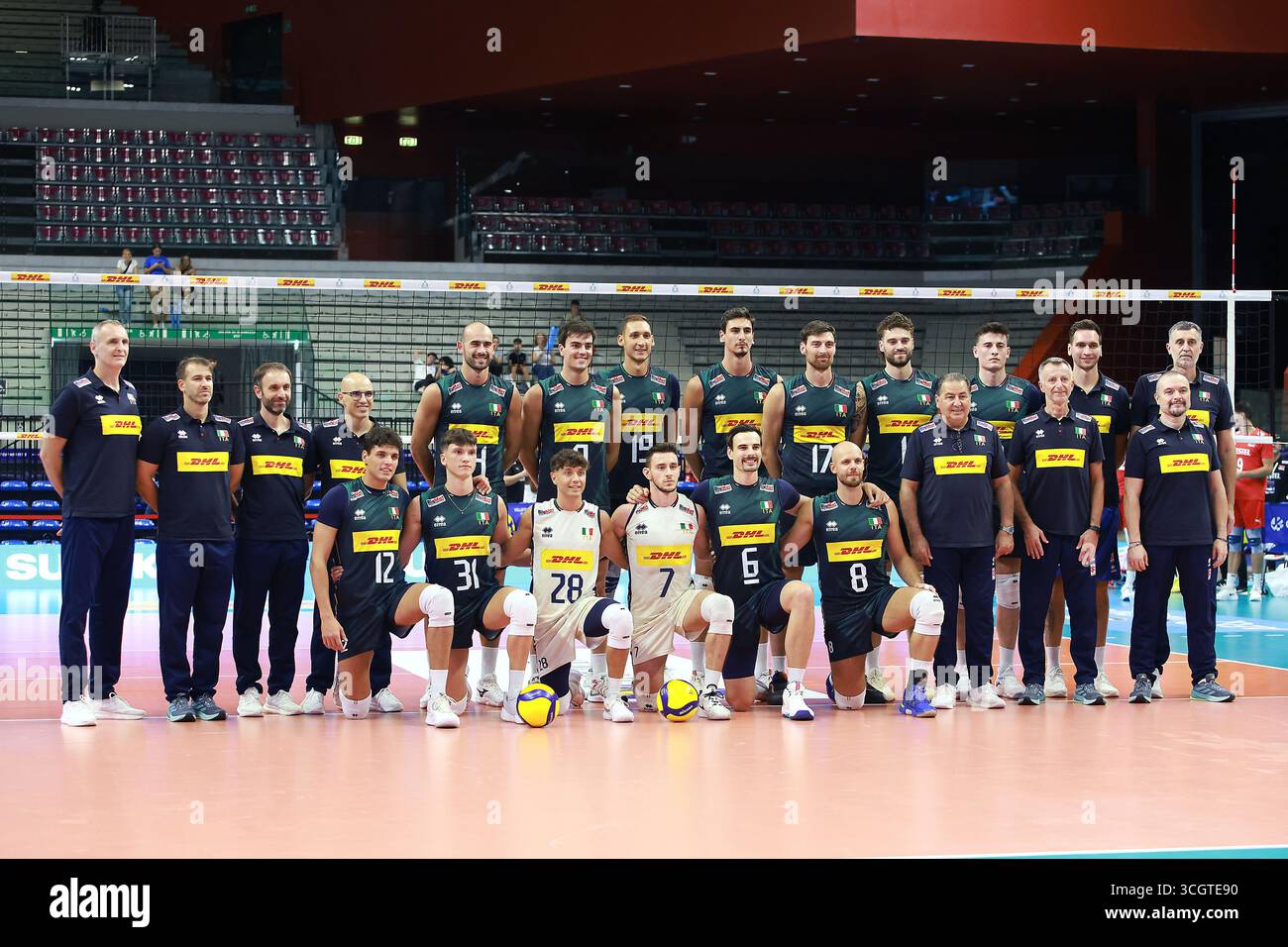 The team of Italy during 2025 FIPAV Cup Men - Italy vs Turkiye ...