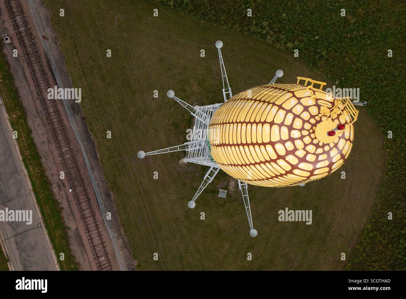 The 151 foot Ear of Corn Water Tower in Rochester, Minnesota August 27 ...