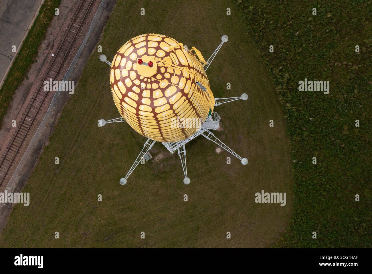 The 151 foot Ear of Corn Water Tower in Rochester, Minnesota August 27 ...