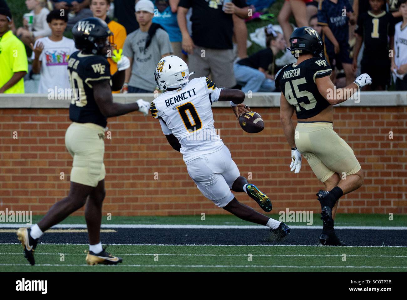 August 29, 2025: Kennesaw State Owls running back Coleman Bennett (0 ...