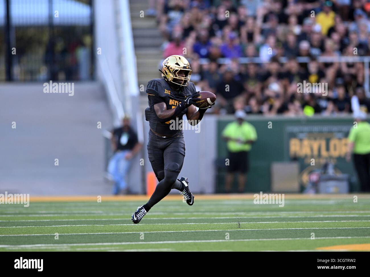 WACO, TX - August 29: Baylor Bears RB Bryson Washington makes a catch ...