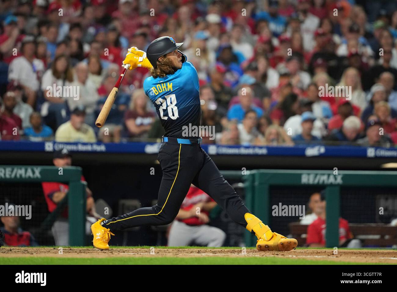 Philadelphia Phillies' Alec Bohm plays during a baseball game Friday ...