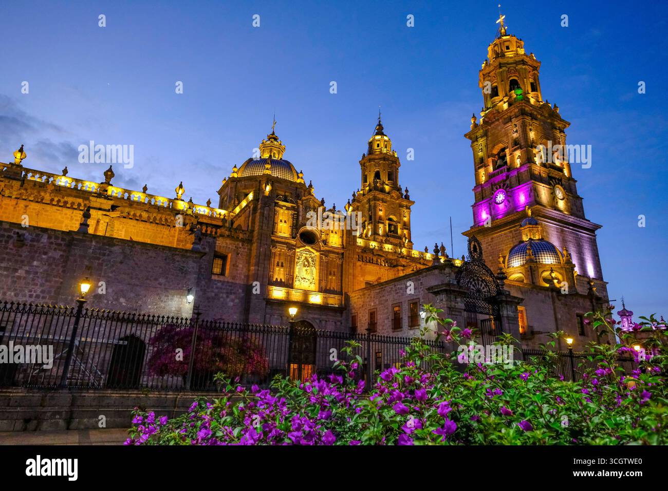 Morelia, Mexico - February 19, 2025: The Metropolitan Cathedral of ...