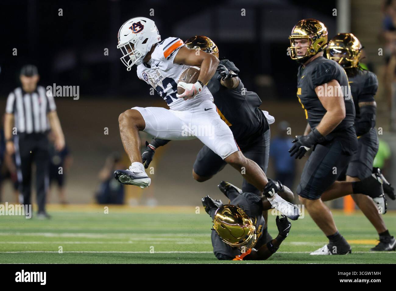 WACO, TX - AUGUST 29: Running Back Jeremiah Cobb #23 of the Auburn ...
