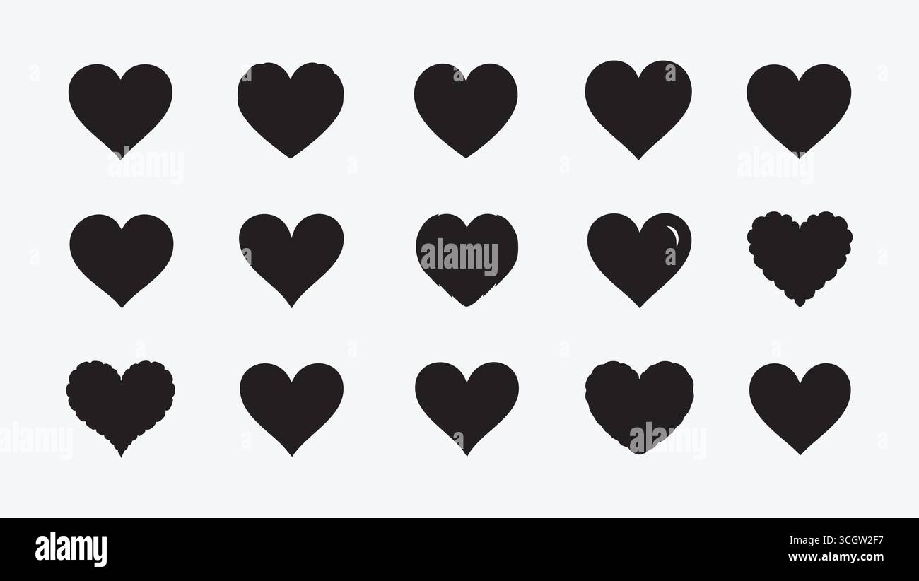 Rough hearts Black and White Stock Photos & Images - Alamy