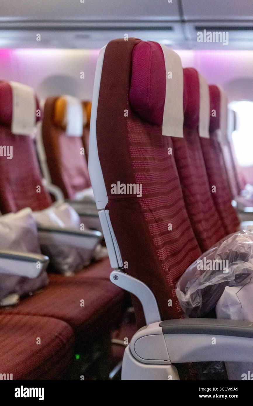 Airplane seats layout hi-res stock photography and images - Alamy