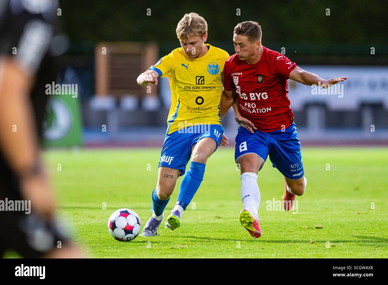 Hvidovre, Denmark. 29th, August 2025. Villads Rasmussen (10) of Hobro ...