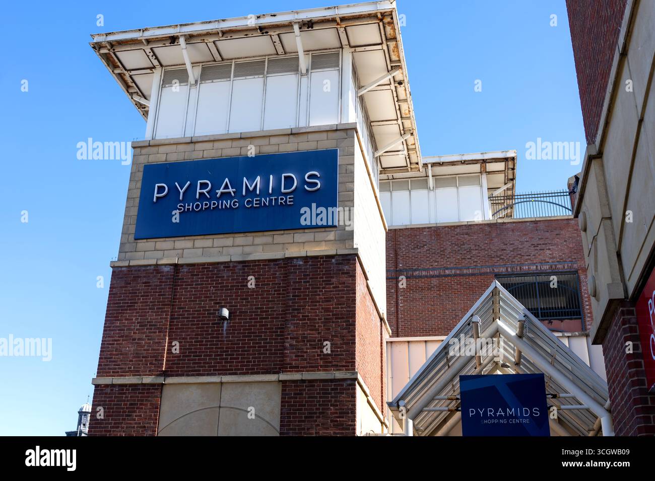 Pyramids shopping centre , large shopping mall in the town centre ...