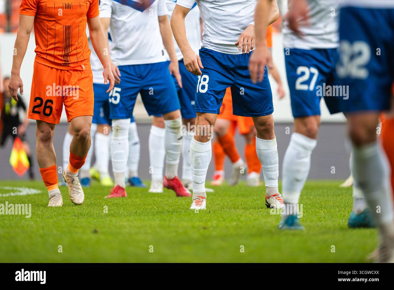 Set football soccer players hi-res stock photography and images - Alamy
