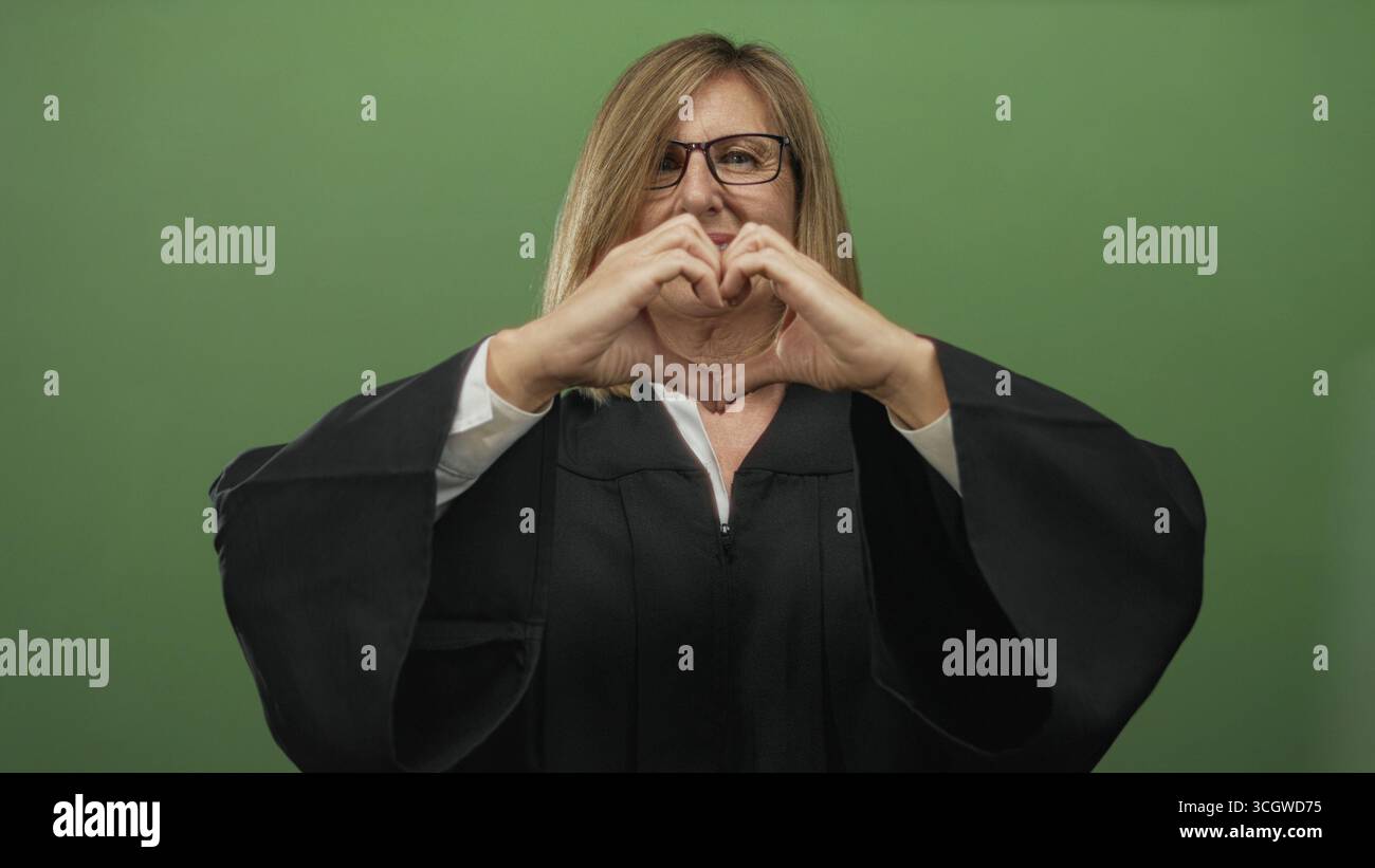 Woman judge wearing glasses hands hi-res stock photography and images ...