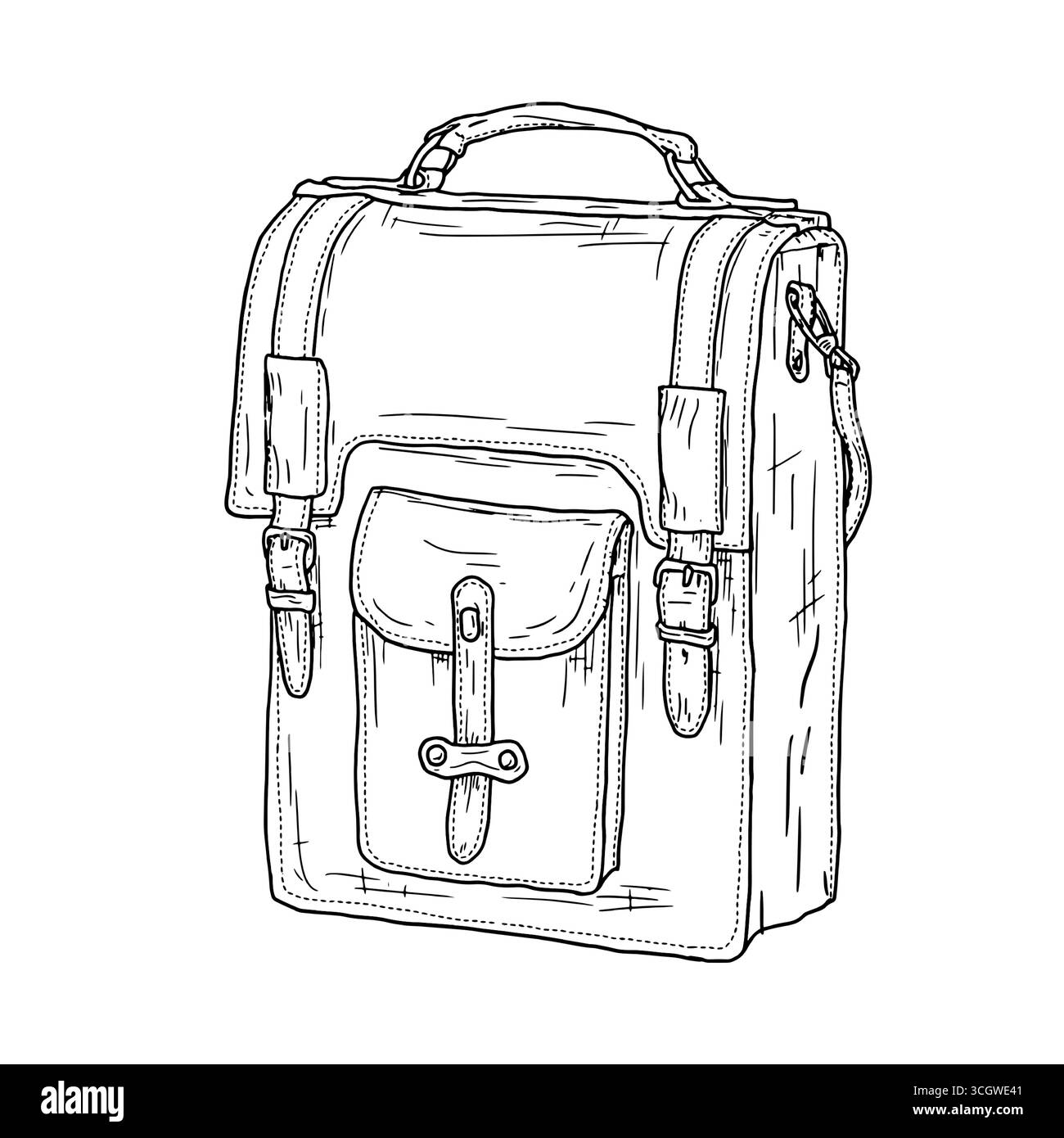 Backpack trail Cut Out Stock Images & Pictures - Alamy
