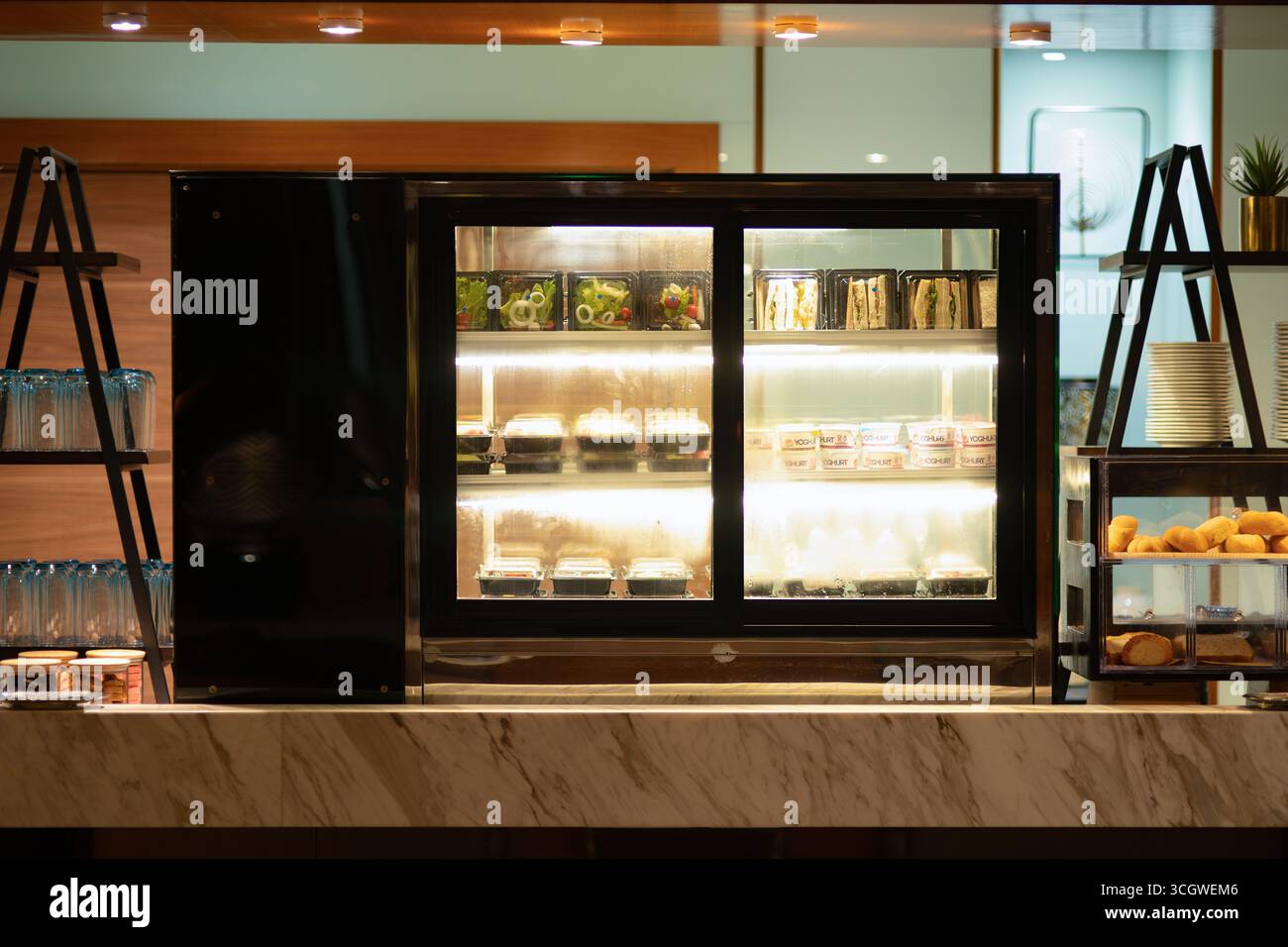 Kuala Lumpur, Malaysia - September 21, 2024: cold snacks in Sky Suite ...