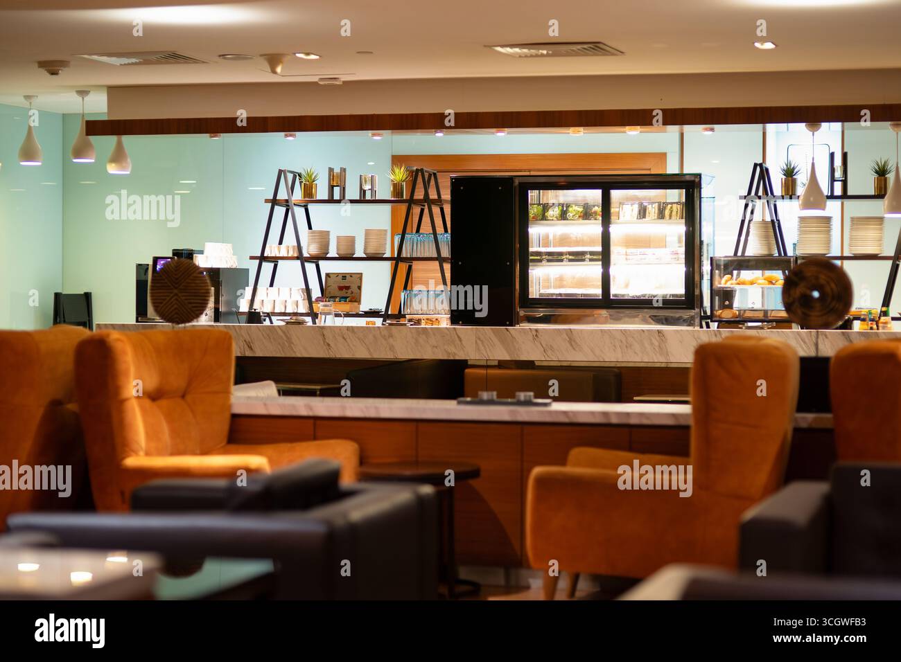 Kuala Lumpur, Malaysia - September 21, 2024: Sky Suite Airport Lounge ...
