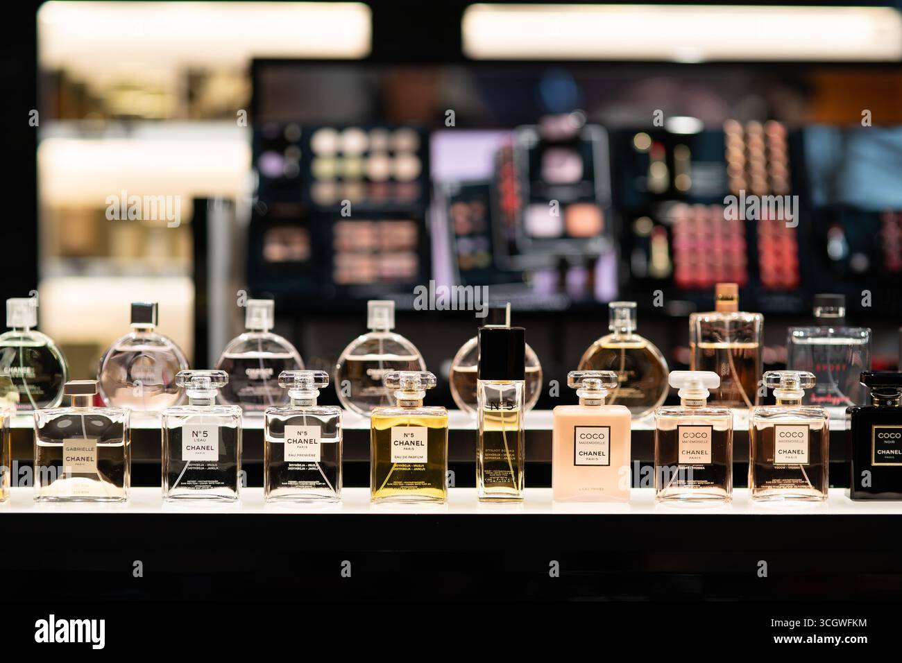 Kuala Lumpur, Malaysia - September 22, 2024: a selection of Chanel ...