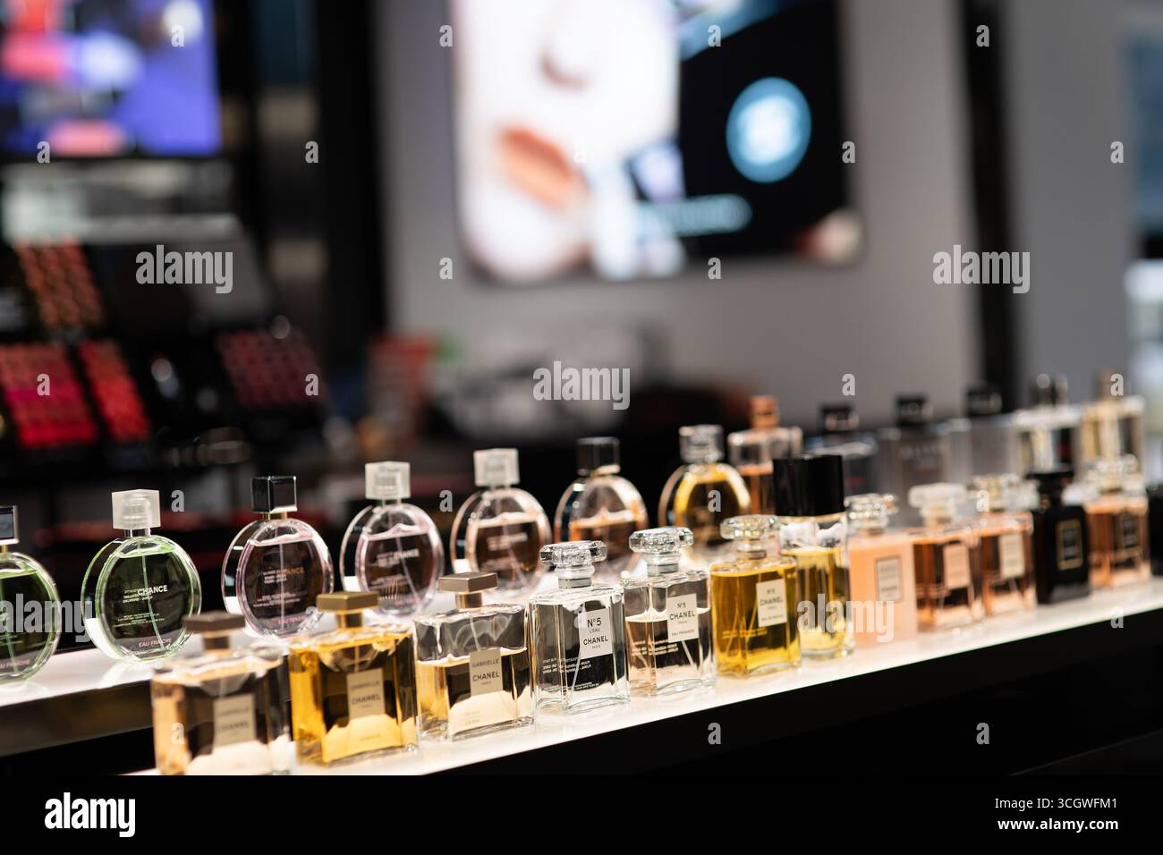 Kuala Lumpur, Malaysia - September 22, 2024: a selection of Chanel ...
