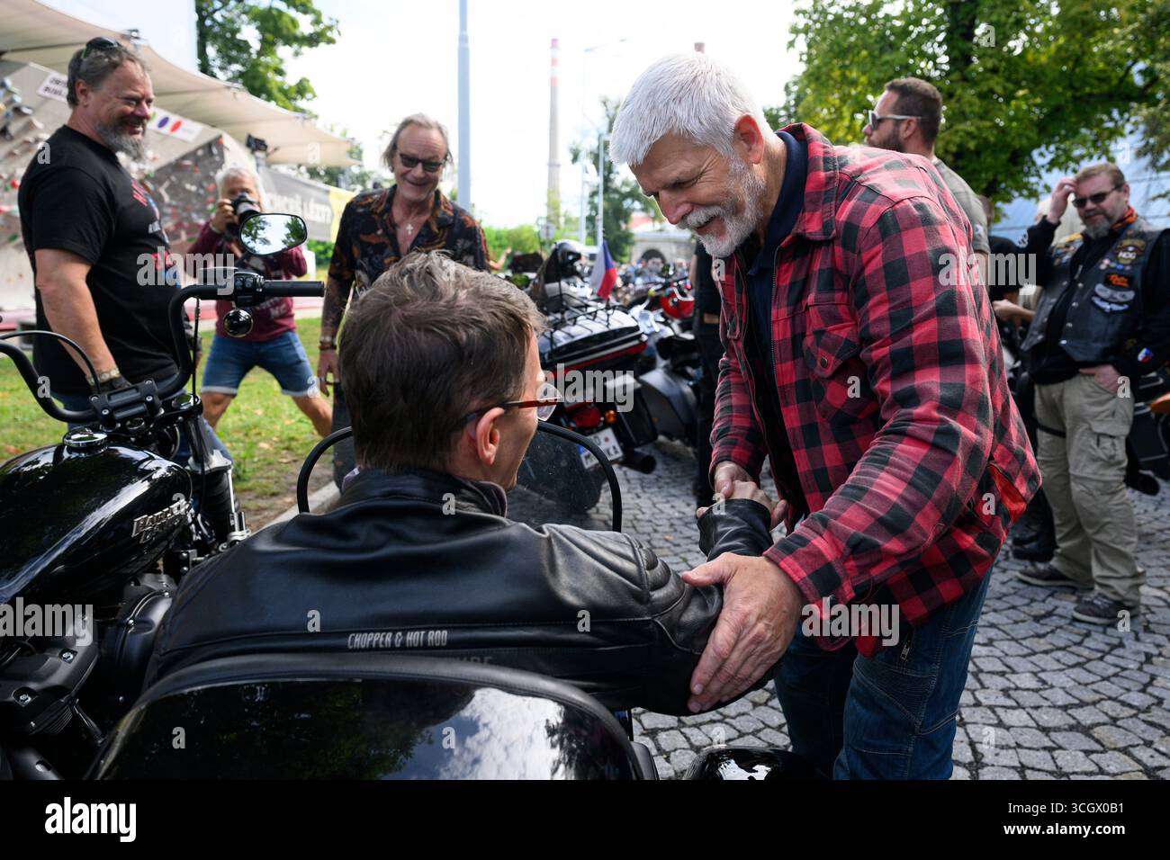 Prague, Czech Republic. 30th Aug, 2025. The start of the Harley ...