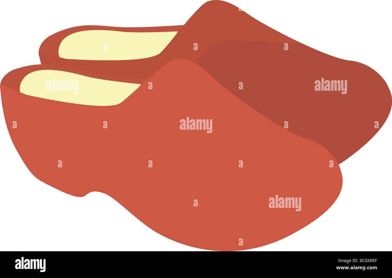 Old fashioned dutch clogs Stock Vector Images - Alamy