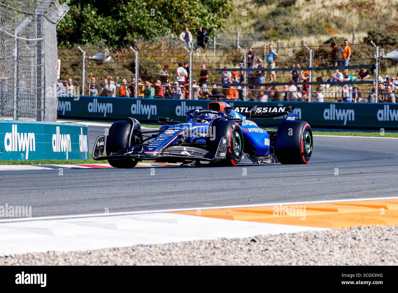 Alexander Albon of Thailand and Williams during the Free Practice of ...