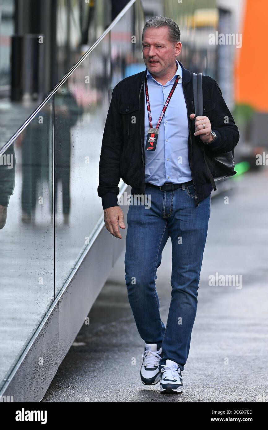 ZANDVOORT, NETHERLANDS - AUGUST 30: Jos Verstappen arrives at the track ...