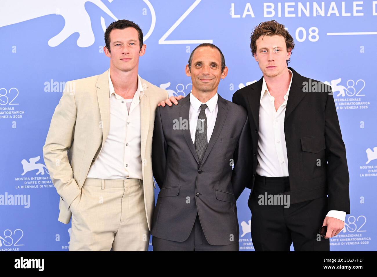 Callum Turner, Mark Jenkin and George MacKay attending the Rose Of ...