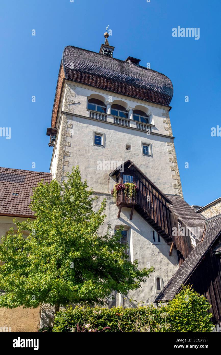 Martinsturm, Barocker Zwiebelturm und Kapelle in der Oberstadt, Bregenz ...