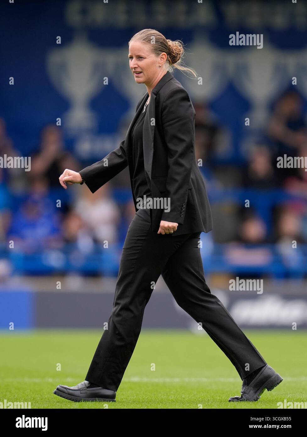 AC Milan head coach Suzanne Bakker during the pre-season friendly match at Kingsmeadow, London ...