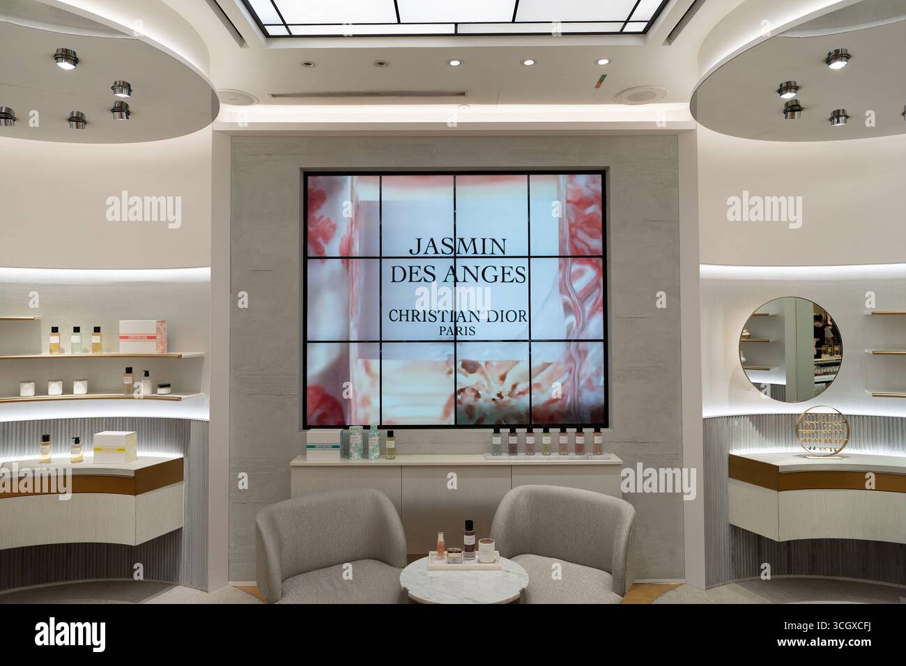 Kuala Lumpur, Malaysia - July 28, 2024: retail interior of Dior store ...