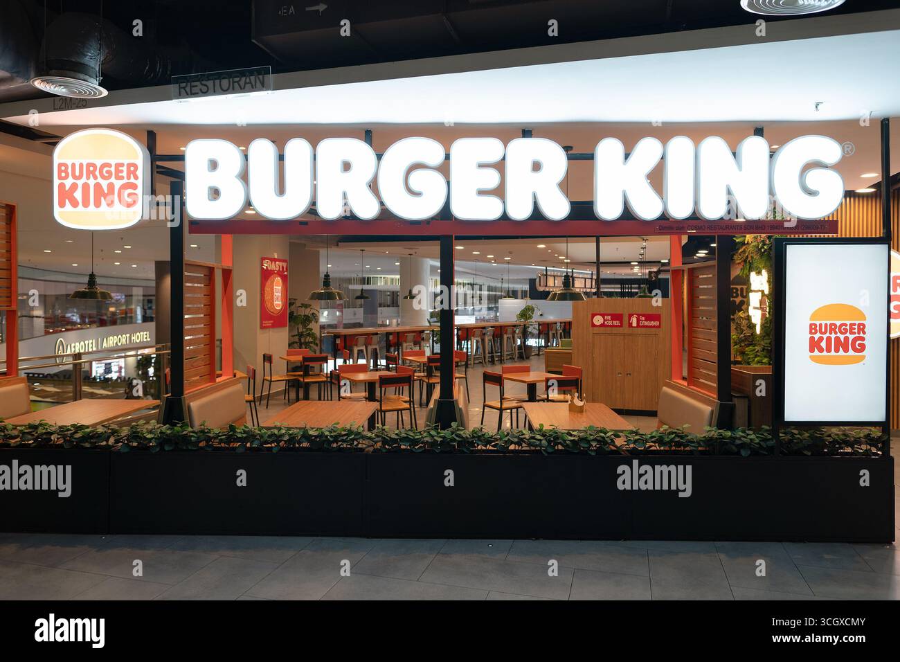 Sepang, Malaysia - July 27, 2024: Burger King restaurant storefront ...