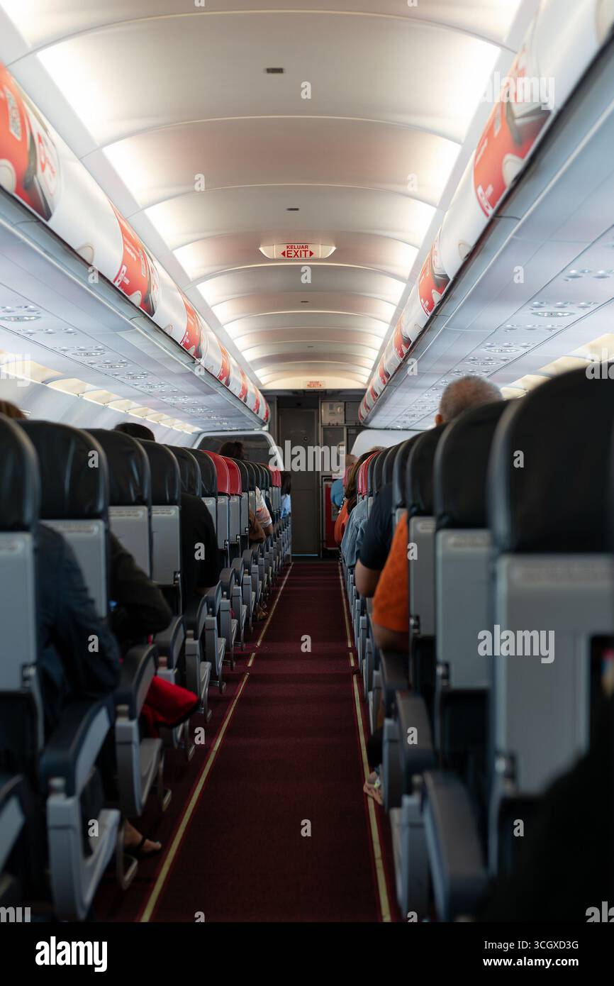 Back view airplane cockpit hi-res stock photography and images - Alamy