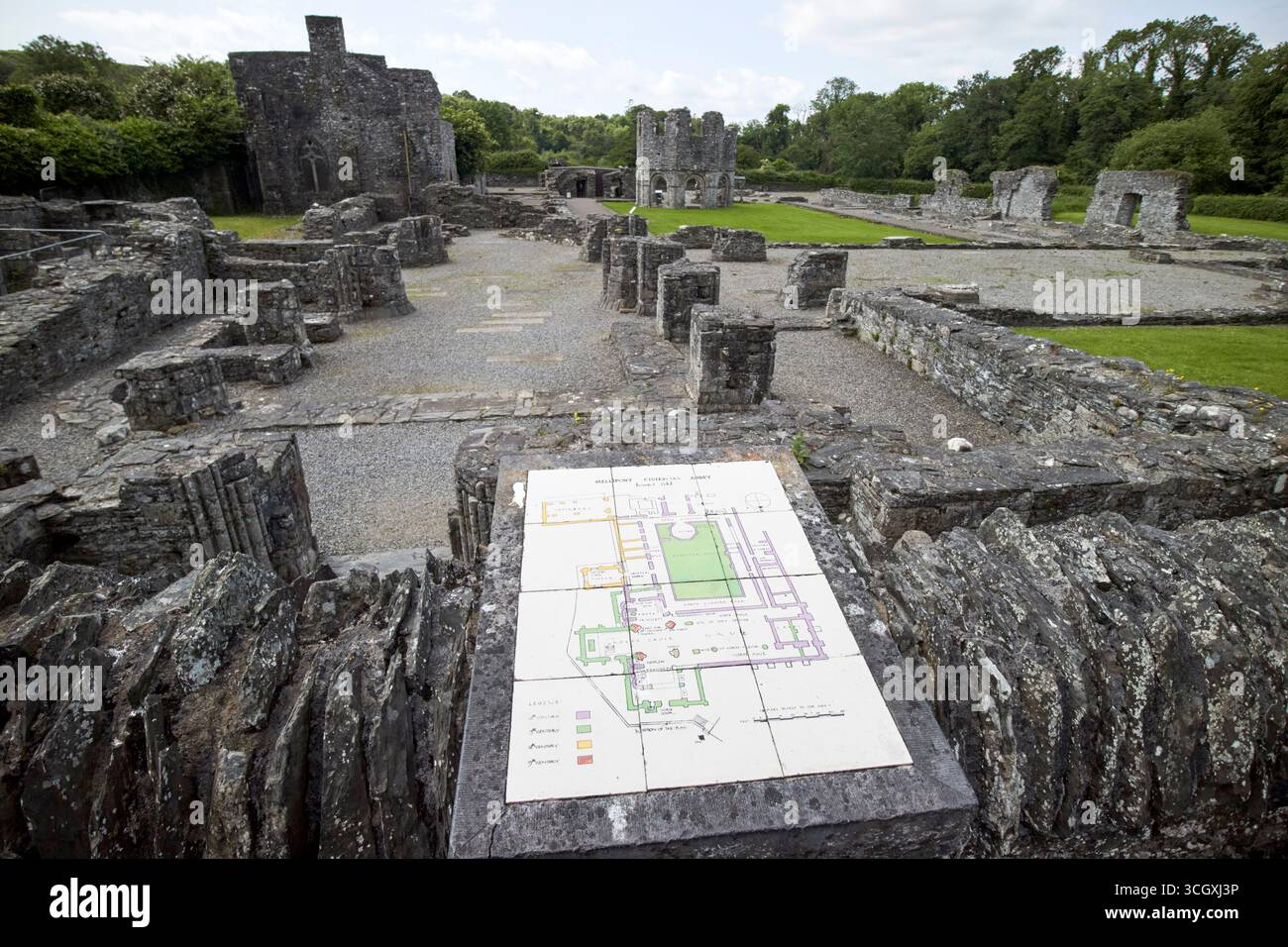 Map of abbey hi-res stock photography and images - Alamy